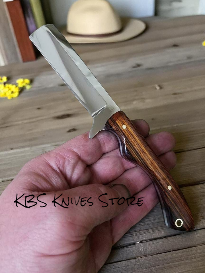 Professional Bull Cutters - 8" D2 Steel Blade with Premium Rosewood Ha