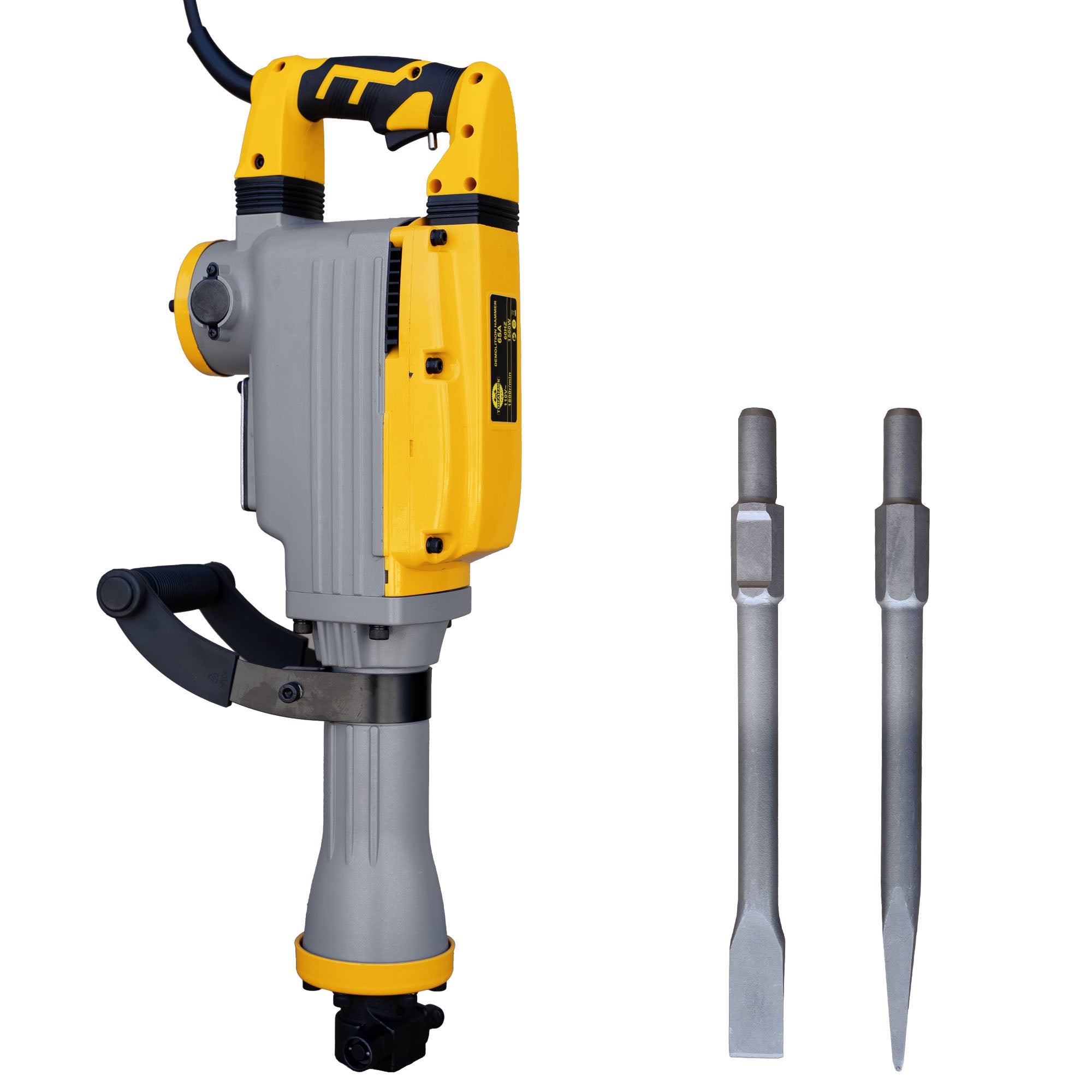 Tomahawk Electric Demolition Jack Hammer 35 lb 1500W 1-1/8" Hex Breake
